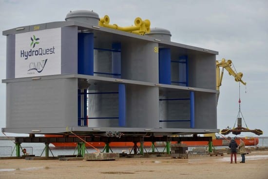 HydroQuest Ocean à Bréhat : la turbine est raccordée au réseau ...