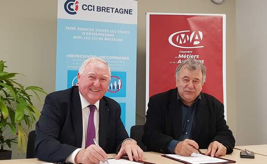 Les CMA et CCI de Bretagne unissent leurs forces pour rapprocher cédants et repreneurs ...