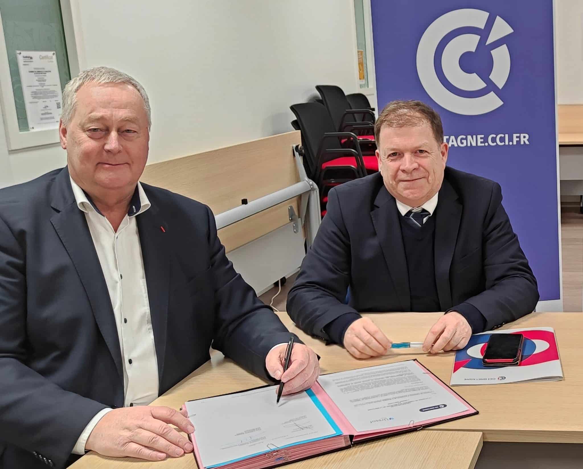 La CCI et l'Urssaf Bretagne partagent leurs actions