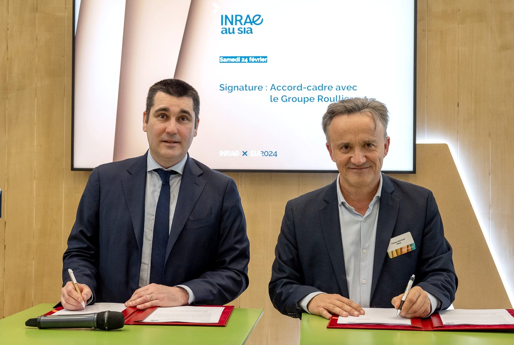 L’Inrae et le Groupe Roullier signent leur 1er accord cadre de ...